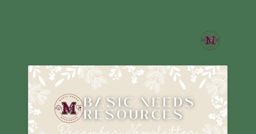 Basic Needs Resources | Smore Newsletters for Education