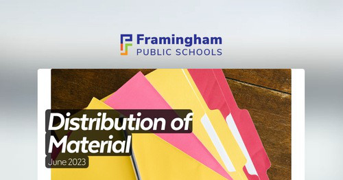 Distribution of Material