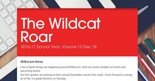 The Wildcat Roar | Smore Newsletters