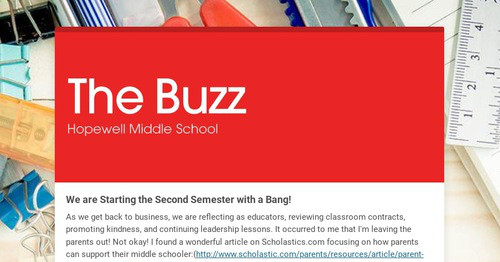 The Buzz | Smore Newsletters for Education
