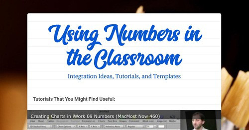 Using Numbers in the Classroom | Smore Newsletters