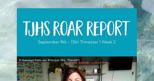 TJHS Roar Report