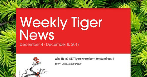 Weekly Tiger News | Smore Newsletters