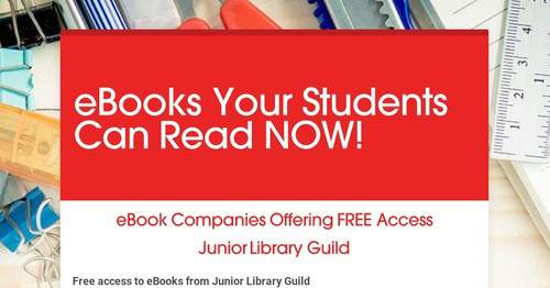 eBooks Your Students Can Read NOW!