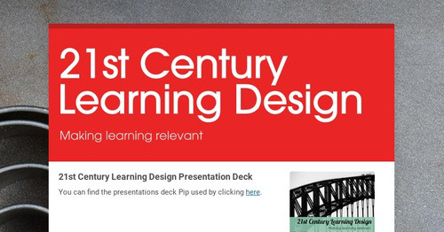 21st Century Learning Design | Smore Newsletters