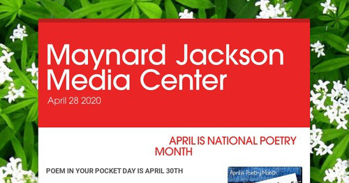 Maynard Jackson Media Center | Smore Newsletters