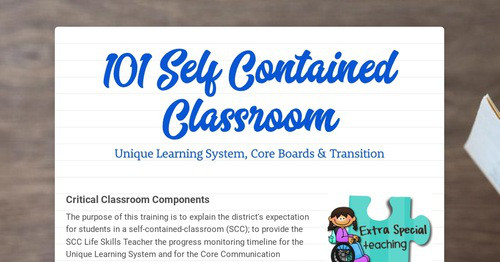 101 Self Contained Classroom | Smore Newsletters