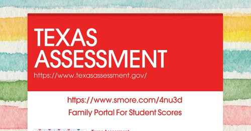 TEXAS ASSESSMENT | Smore Newsletters for Education