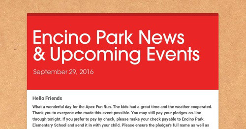 Encino Park News & Upcoming Events | Smore Newsletters for Education