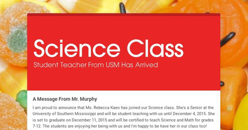 Science Class | Smore Newsletters