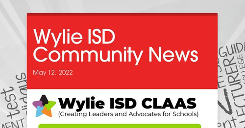 Wylie ISD Community News | Smore Newsletters
