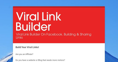 Viral Link Builder | Smore Newsletters