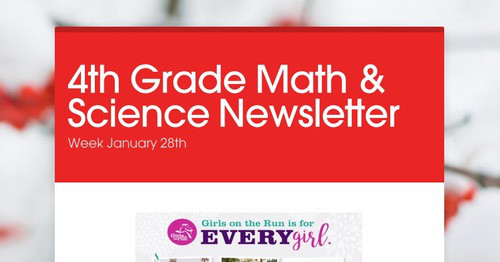 4th Grade Math & Science Newsletter | Smore Newsletters