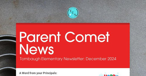 Parent Comet News | Smore Newsletters