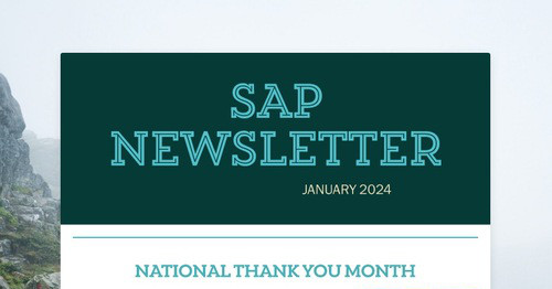 SAP NEWSLETTER | Smore Newsletters for Education