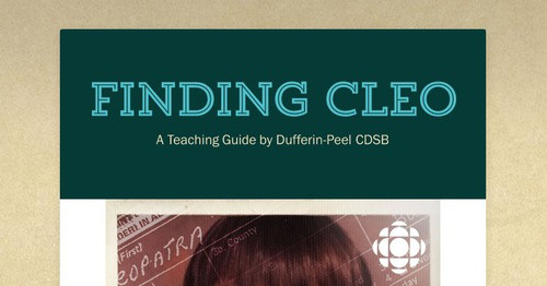 Finding Cleo | Smore Newsletters