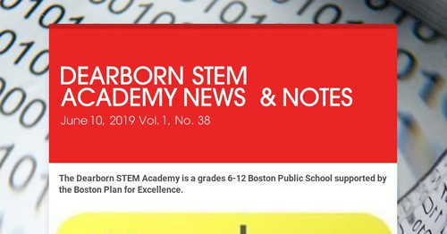DEARBORN STEM ACADEMY NEWS & NOTES | Smore Newsletters