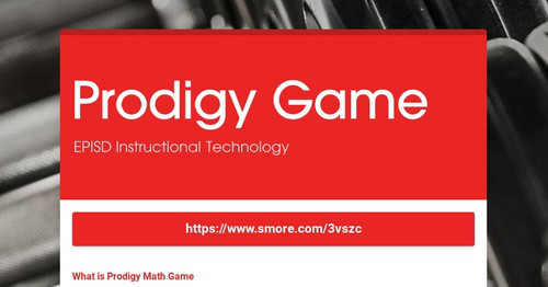 Prodigy Game | Smore Newsletters