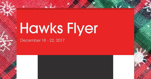 Hawks Flyer | Smore Newsletters for Education