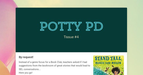 Potty PD | Smore Newsletters