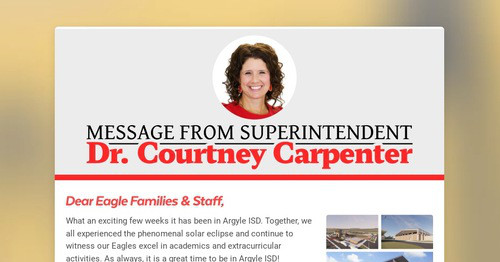 Superintendent Dr. Carpenter