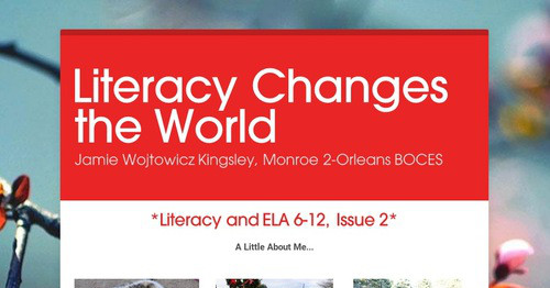 Literacy Changes the World | Smore Newsletters