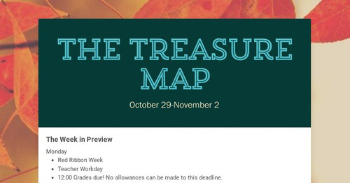The Treasure Map | Smore Newsletters for Business