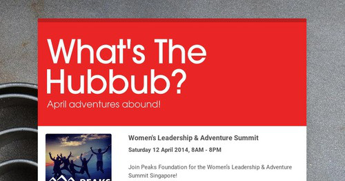 What's The Hubbub? | Smore Newsletters