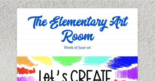 The Elementary Art Room | Smore Newsletters for Education