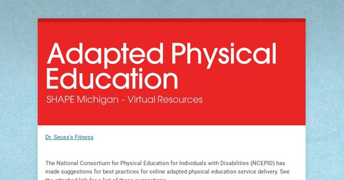 Adapted Physical Education
