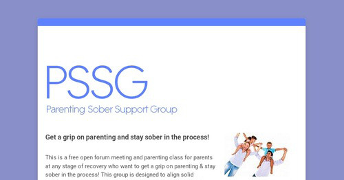 PSSG | Smore Newsletters