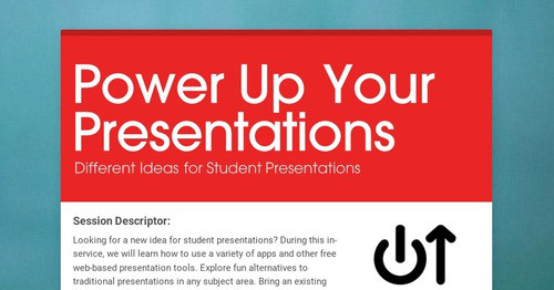 Power Up Your Presentations | Smore Newsletters