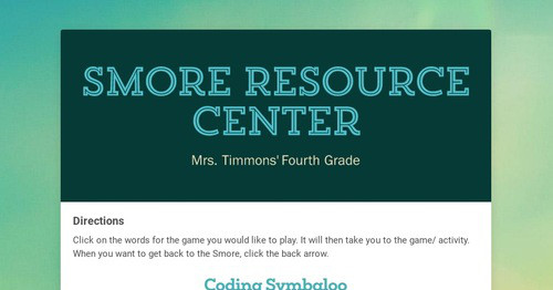 Smore Resource Center | Smore Newsletters