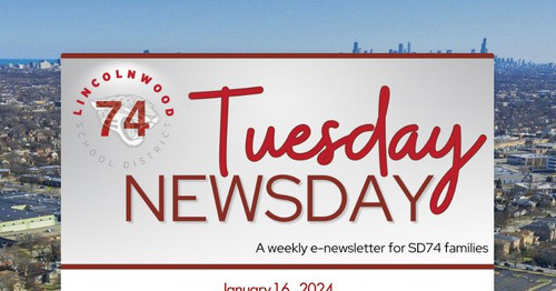 Tuesday Newsday | Smore Newsletters for Education