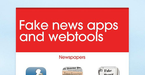 Fake news apps and webtools | Smore Newsletters