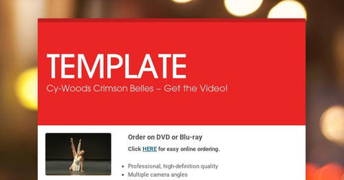 TEMPLATE | Smore Newsletters