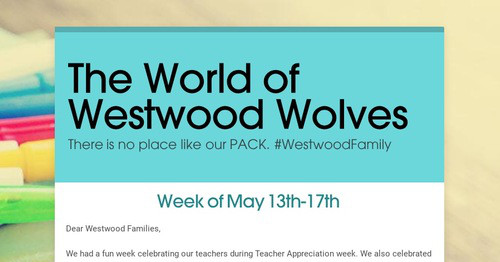 The World of Westwood Wolves | Smore Newsletters