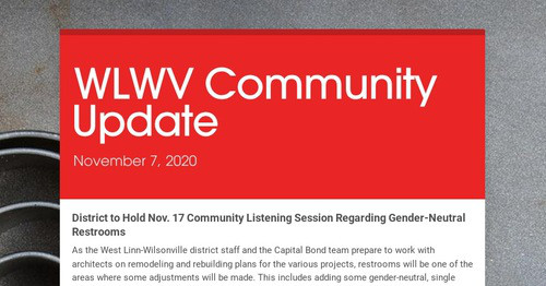 WLWV Community Update | Smore Newsletters