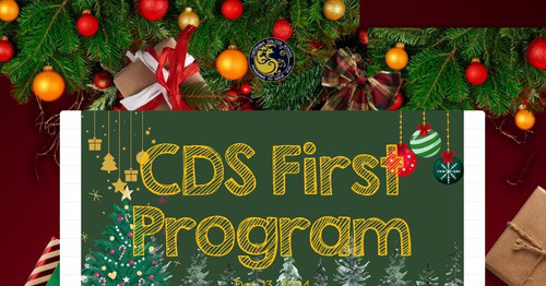 CDS First Program