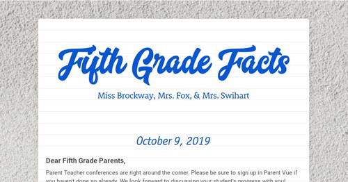 Fifth Grade Facts