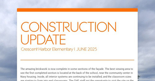 CONSTRUCTION UPDATE | Smore Newsletters for Business