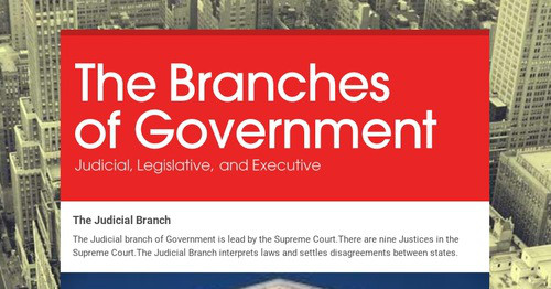 The Branches of Government | Smore Newsletters