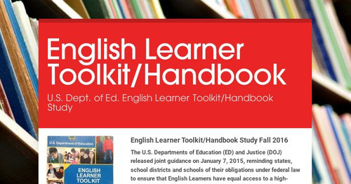 English Learner Toolkit/Handbook | Smore Newsletters