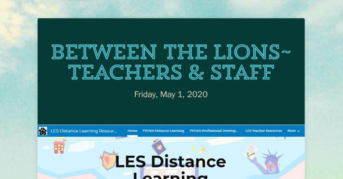 Between the Lions~ Teachers & Staff