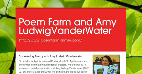 Poem Farm and Amy LudwigVanderWater | Smore Newsletters