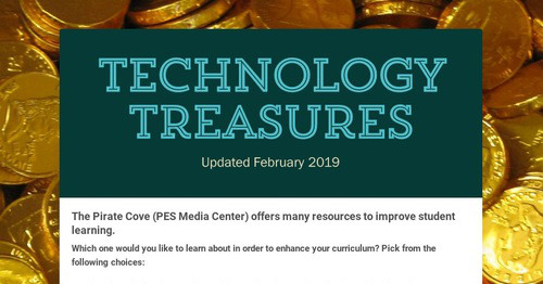 Technology Treasures | Smore Newsletters