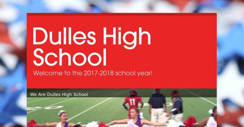 Dulles High School | Smore Newsletters