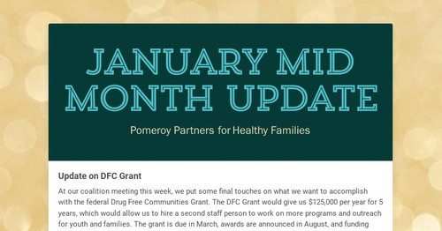 January Mid Month Update | Smore Newsletters
