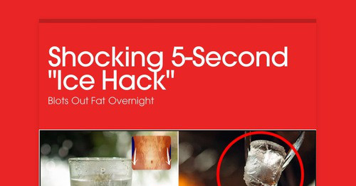 Shocking 5-Second "Ice Hack" | Smore Newsletters