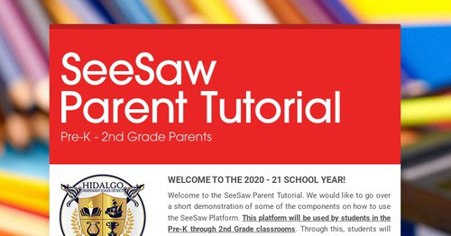 SeeSaw Parent Tutorial | Smore Newsletters